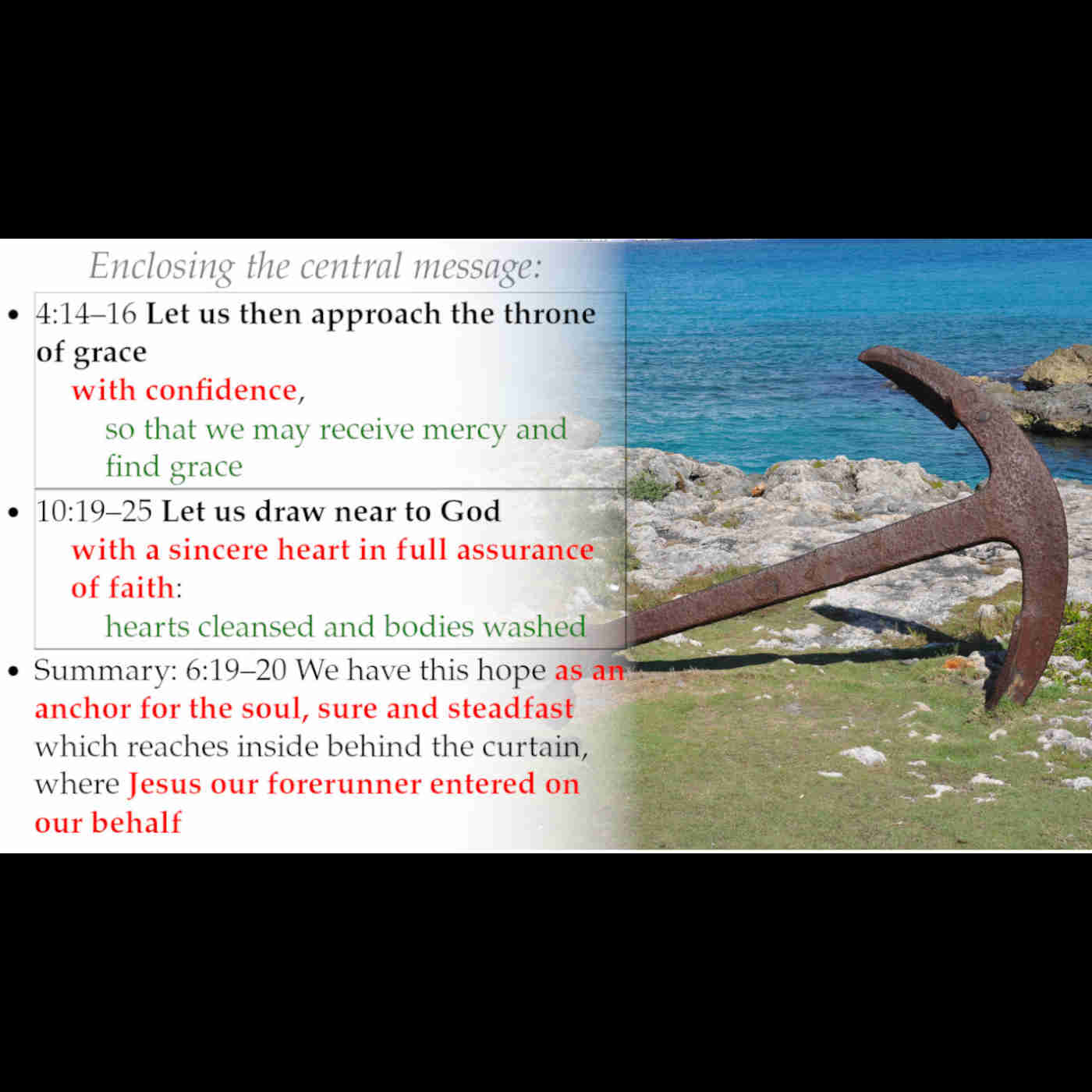 Intro to The Central Message of Hebrews – Heb pt.7 (ch.5-7)